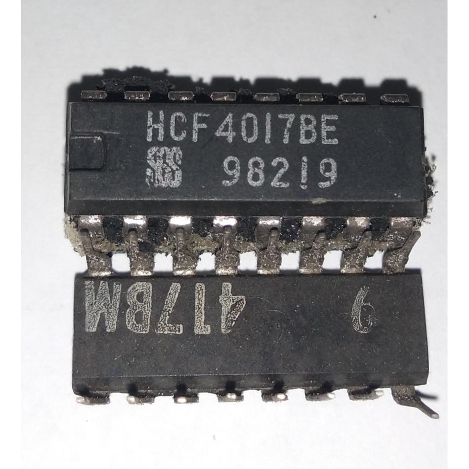 Jual IC HCF4017BE HCF 4017 BE Decade Counter Dgn 10 Decode Output ...