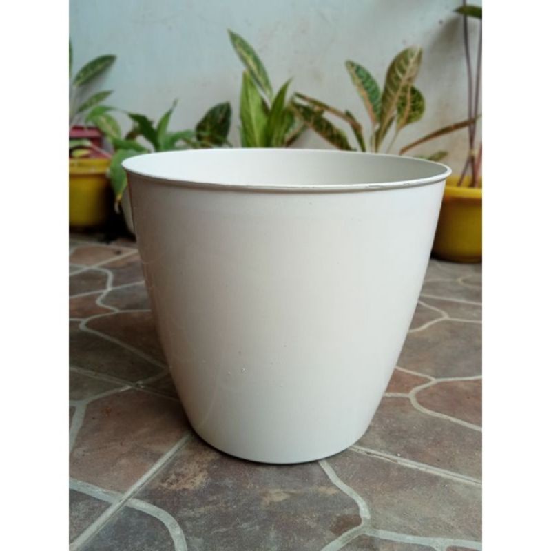 Jual Pot cawan putih 24cm | Shopee Indonesia