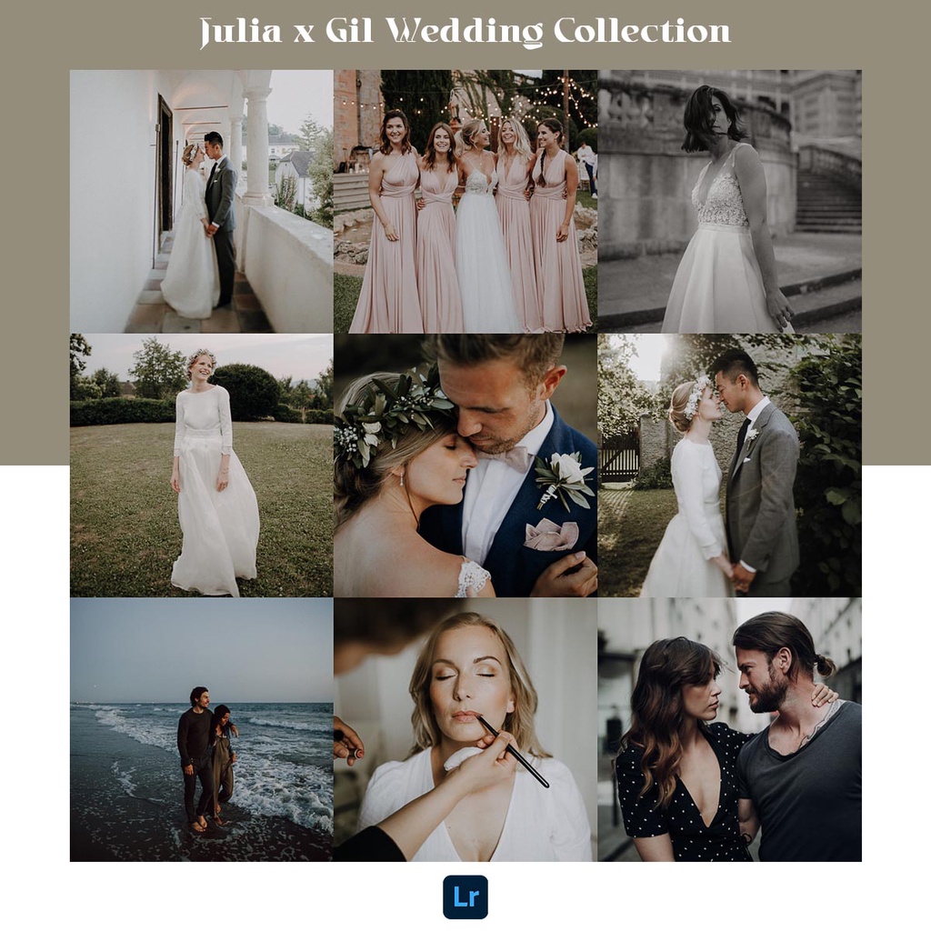 Jual JULIA × GIL Wedding Preset Collection Lightroom CLASSIC CC ...