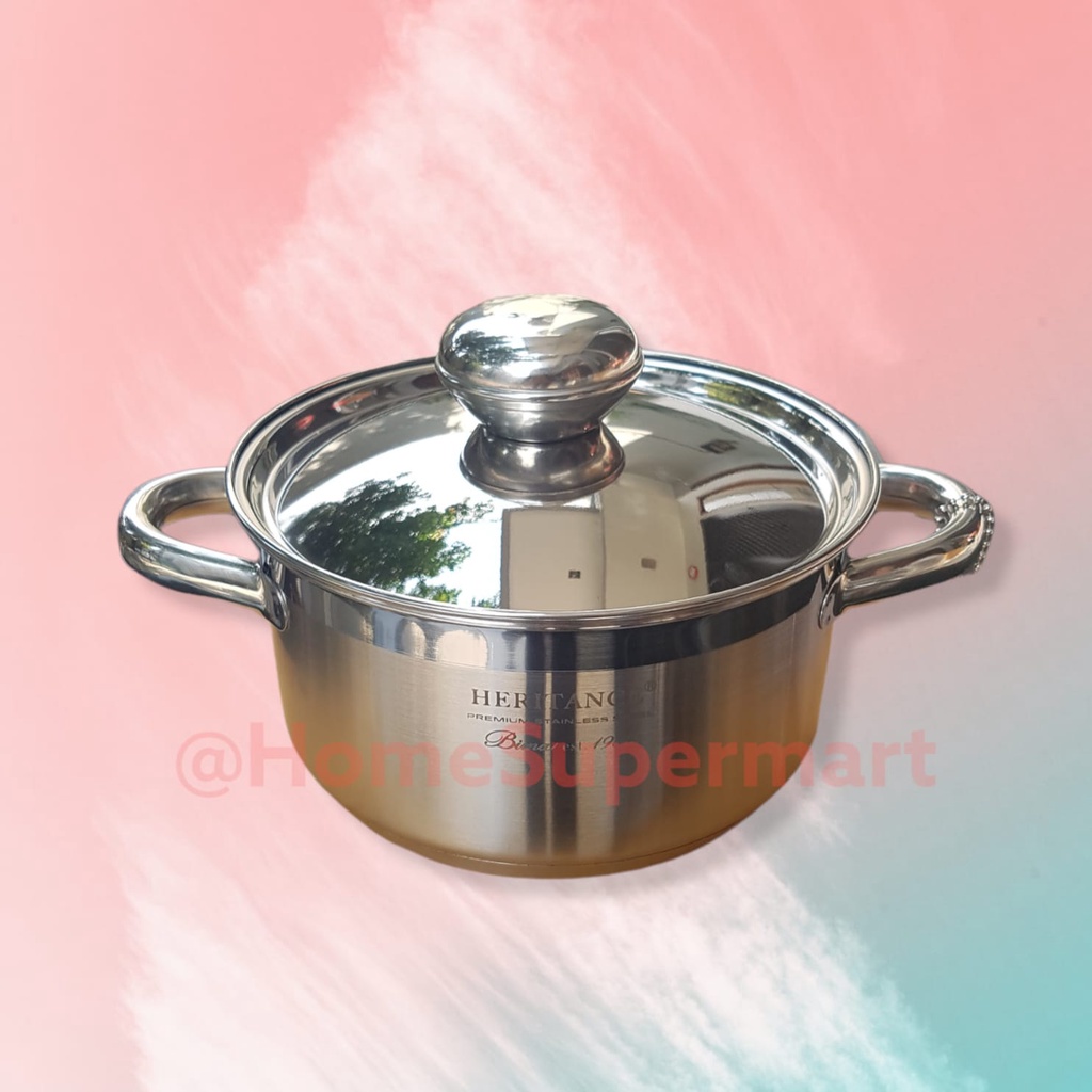 Jual Bima Heritance Pro Lite Saucepot BP121224 Panci Stainless Steel 3Ply | Shopee Indonesia
