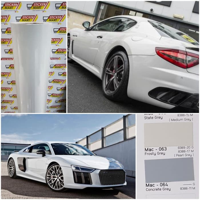 Jual Stiker Mobil Motor Mactac Sticker Europe Frosty Grey (alt.Oracal ...