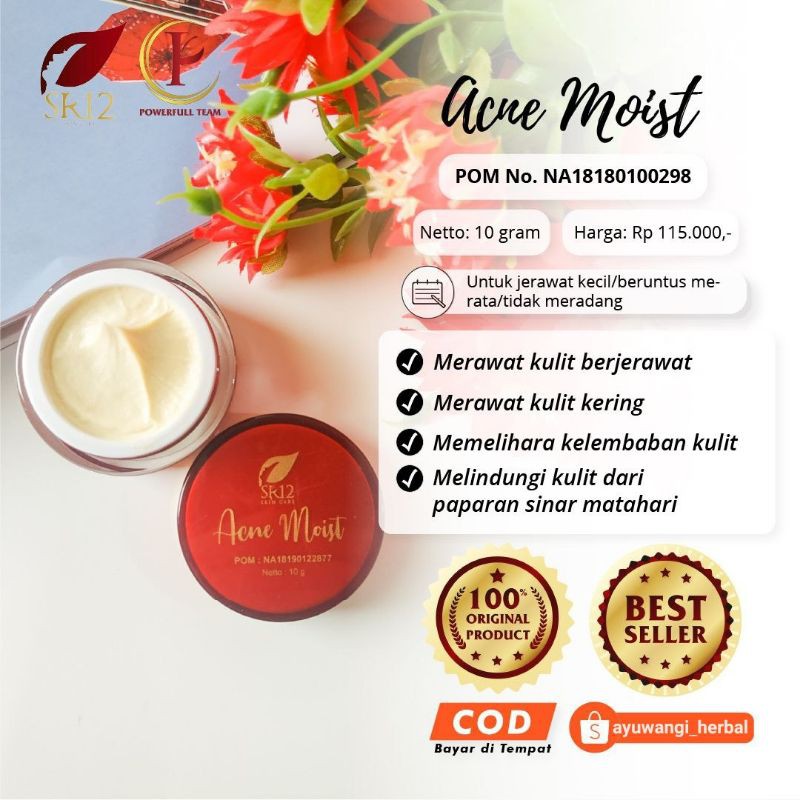Jual SR12 ACNE MOIST CREAM | Shopee Indonesia