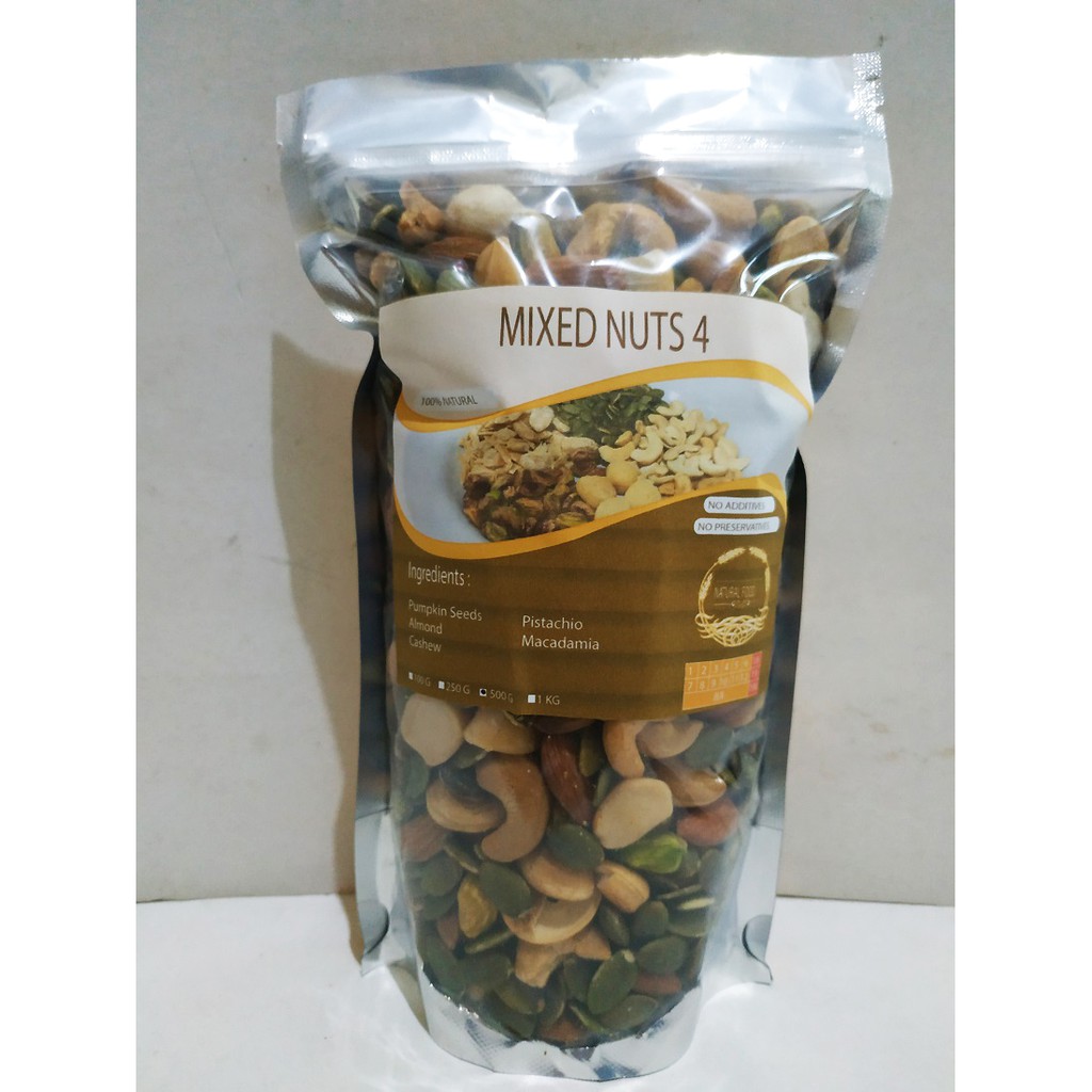 Jual Mixed Nuts 4 - 500 gr | Shopee Indonesia