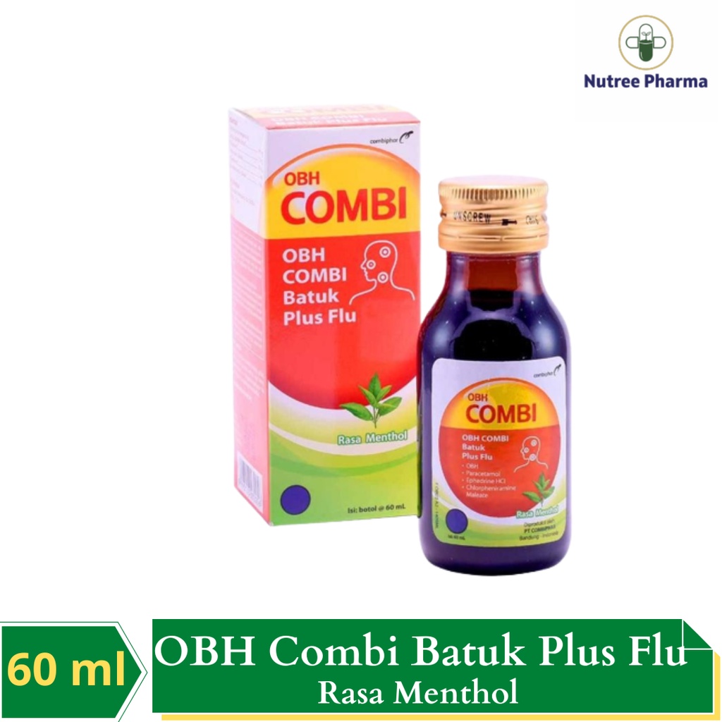 Jual OBH COMBI BATUK PLUS FLU RASA MENTHOL ISI 60 ML | Shopee Indonesia
