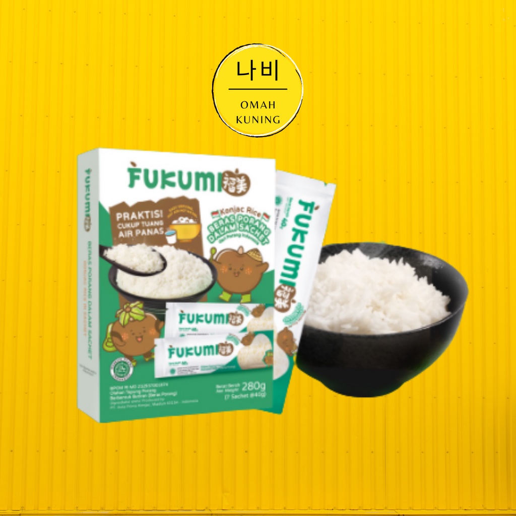 Jual FUKUMI Beras Porang Box (7 Sachet) - Shirataki/Konjac Rice - Beras ...