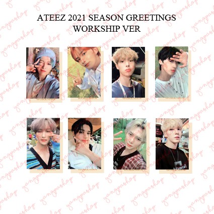 Jual [READY / SET] ATEEZ 2021 SEASON GREETINGS ATZZ PHOTOCARD ...