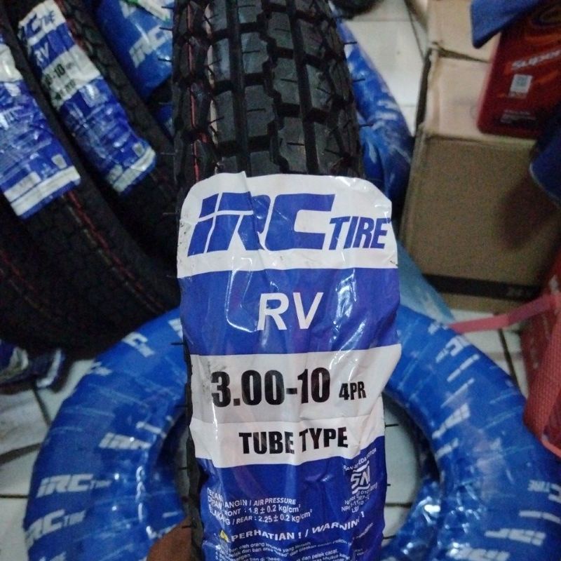 Jual BAN IRC RV 300-10 TUBE TYPE BAN LUAR MOTOR VESPA PTS 100 SPECIAL 90 SPESIAL CORSA PX EXCEL ...