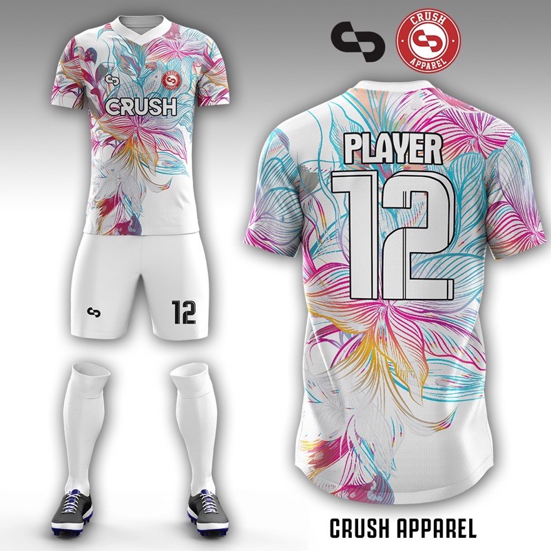 Jual Jersey Futsal Printing Corak Putih Bahan Dryfit Milano Kualitas Premium | Shopee Indonesia