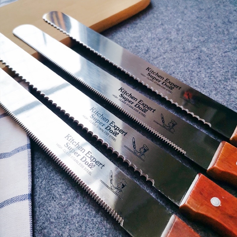 Jual Pisau Roti / Pisau cake stainless import | Shopee Indonesia