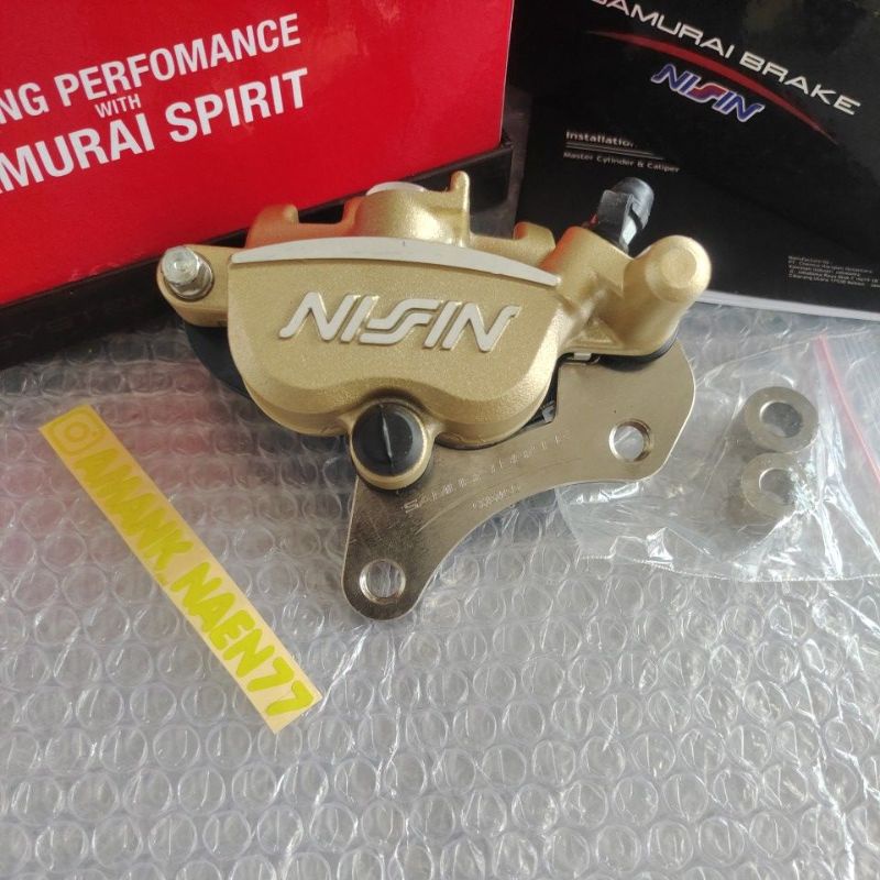 Jual kaliper Nissin samurai f1zr Jupiter gold 260 mm | Shopee Indonesia