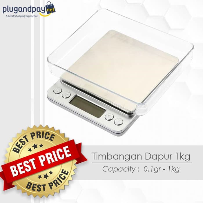 Jual Timbangan Digital Dapur kue kopi teh perhiasan bumbu 1Kg 0.1g vnl1583 | Shopee Indonesia