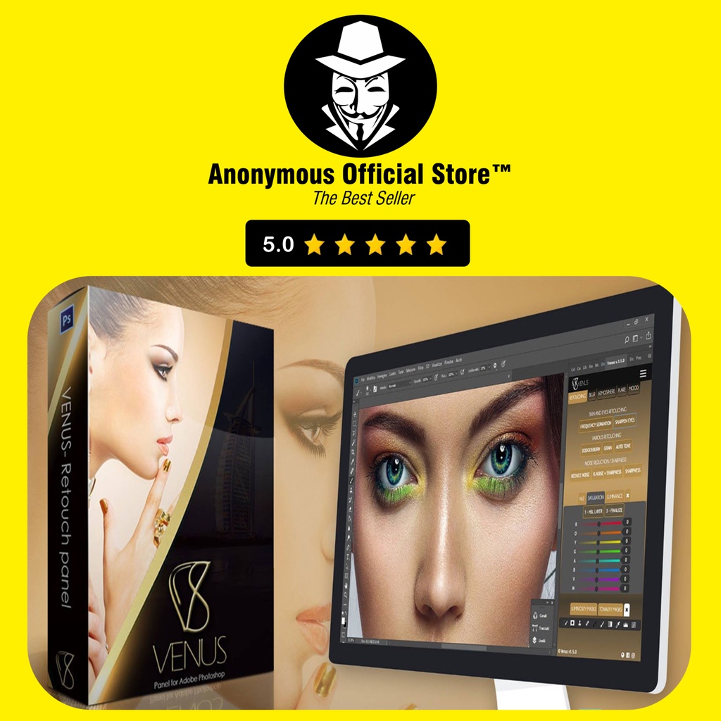 Jual KOLEKSI VENUS RETOUCH PANEL 3 PREMIUM FOR PHOTOSHOP RE TOUCH ...