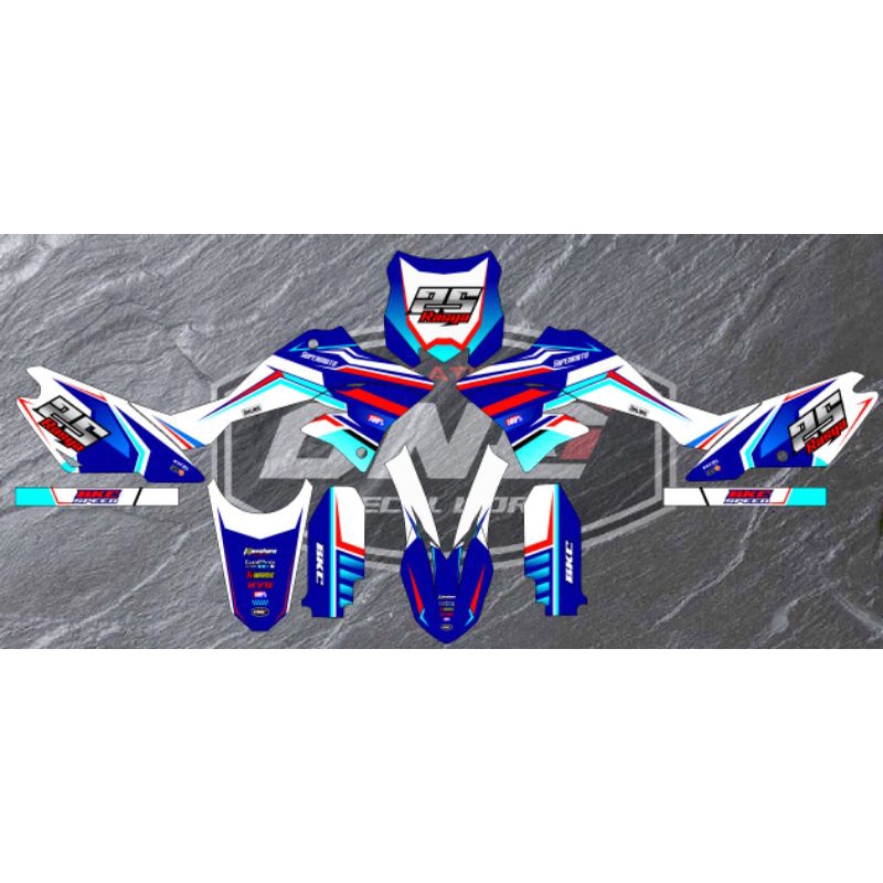 Jual Dekal sticker decal motor KLX 150 BF dtx by riquest | Shopee Indonesia