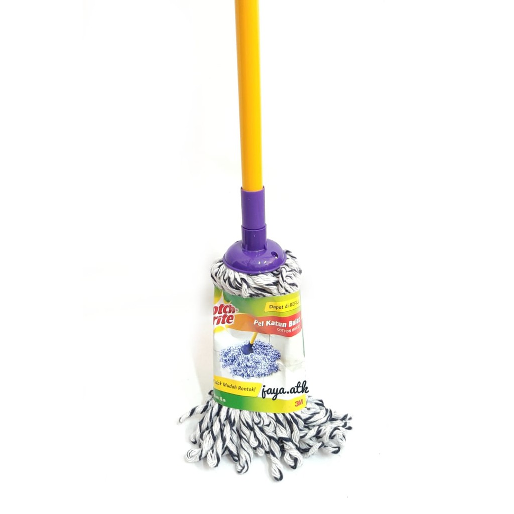 Jual ALAT PEL LANTAI TONGKAT MOP 3M SCOTCH BRITE ID-70 LAP PEL SUMBU ...