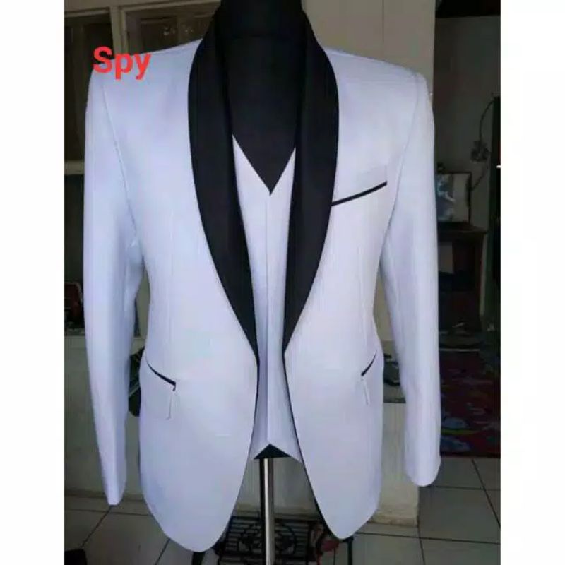 Jual Jas pria Nikah/Jas Pria Formal/Jas warna putih | Shopee Indonesia