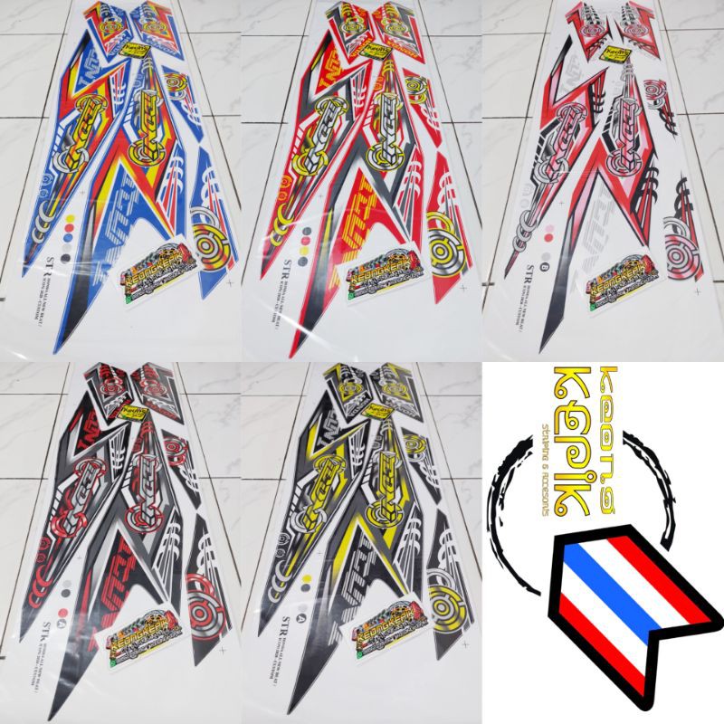 Jual (BISA COD) STRIPING STIKER LIS VARIASI THAILAND MOTOR HONDA NEW ...