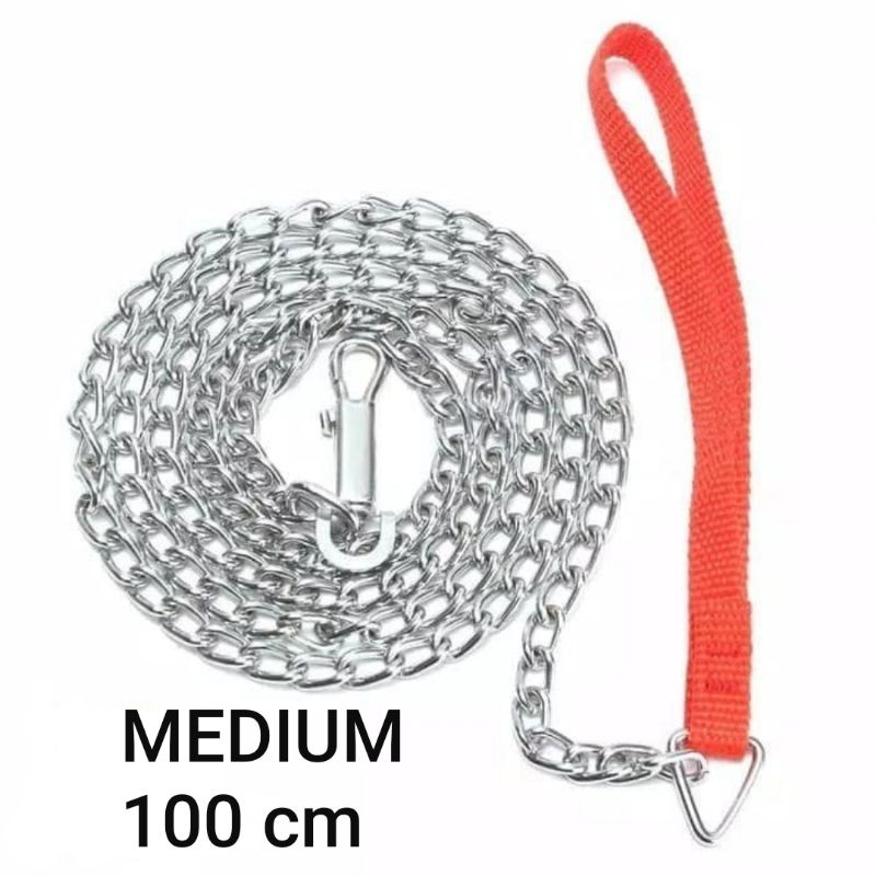 Jual Rantai Tuntun Besi Size M Rantai Anjing Murah | Shopee Indonesia