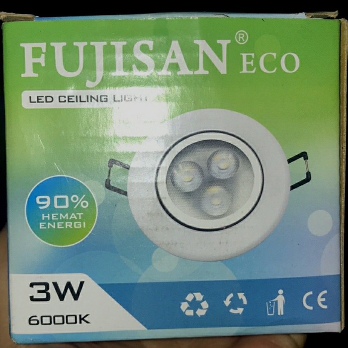 Jual LAMPU LED CEILING LIGHT ECO FUJISAN 3W / 3 WATT FU-003/S | Shopee Indonesia