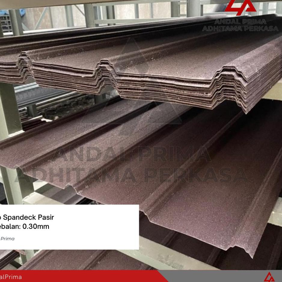Jual Bagus Dipakai.. Atap Spandek Pasir 0.30mm - Spandeck Zincalume ...