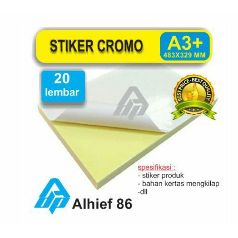 Jual Bahan Stiker cromo A3+ | Shopee Indonesia