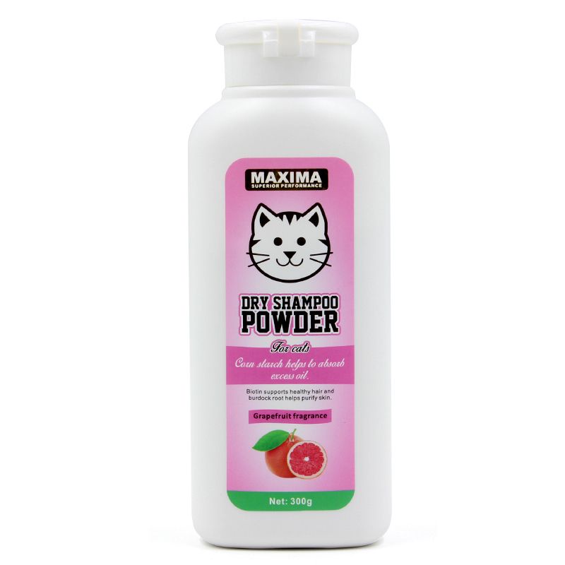 Jual Maxima cat dry shampoo powder 300ml - grapefruit fragrance ...