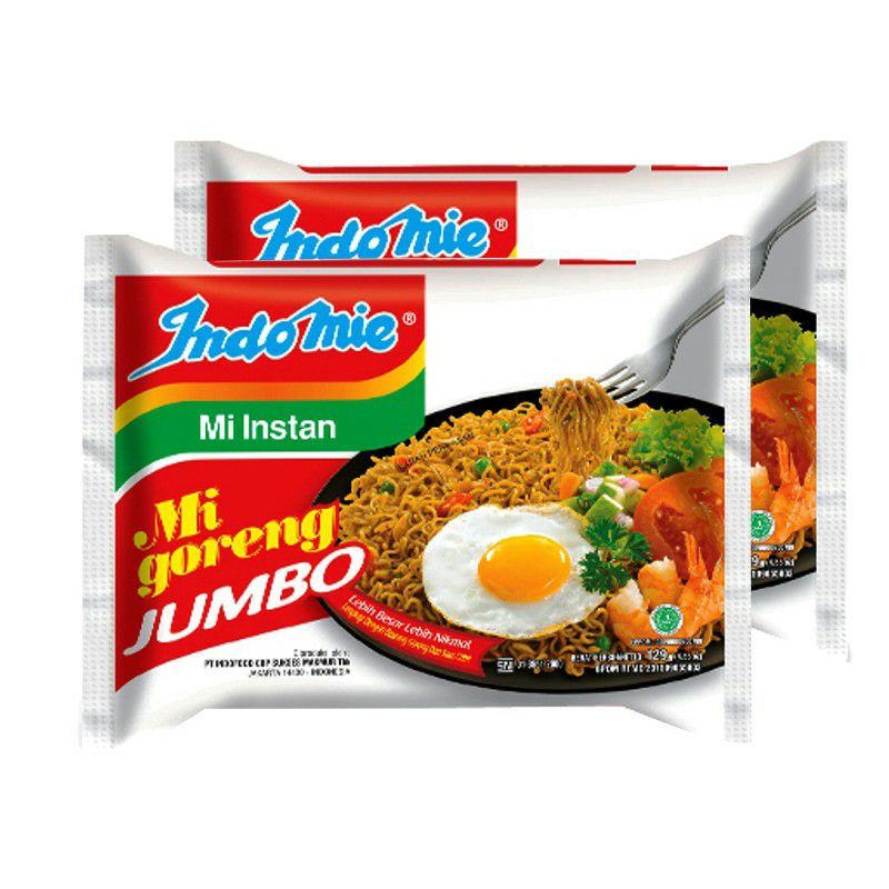 Jual Mie Instan Indomie Goreng Jumbo 129 Gram | Shopee Indonesia