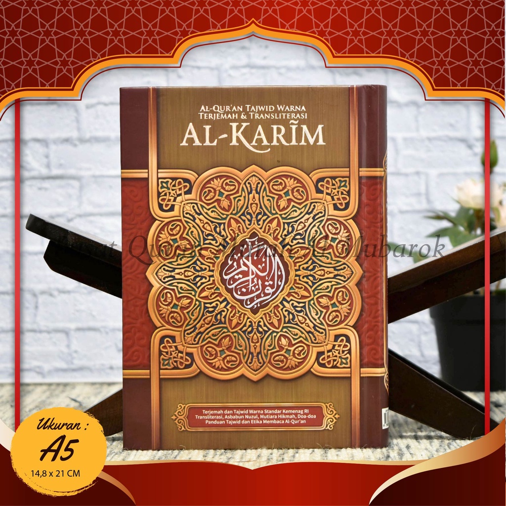 Jual COD - Al Quran Al Karim, Alquran Al Karim A5 Terjemahan Dan Tajwid ...