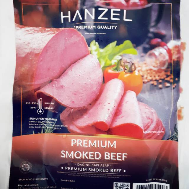 Jual Hanzel premium smoked beef isi 12 | Shopee Indonesia