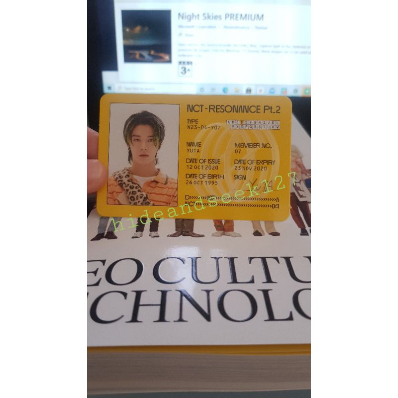 Jual YUTA ID CARD ARRIVAL VER | Shopee Indonesia