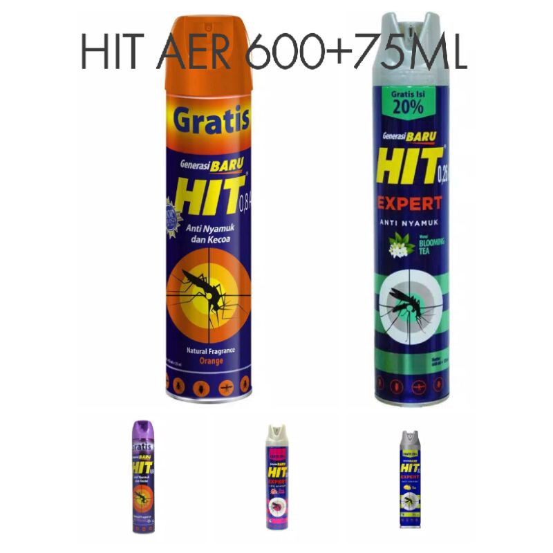 Jual Hit Spray 600ml+75ml | Shopee Indonesia