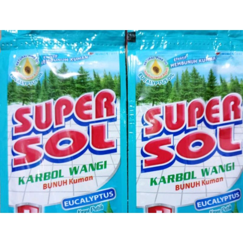 Jual SUPERSOL KARBOL WANGI CAIR 25 ML.HARGA UNTUK 1 RENCENG ISI 12 ...
