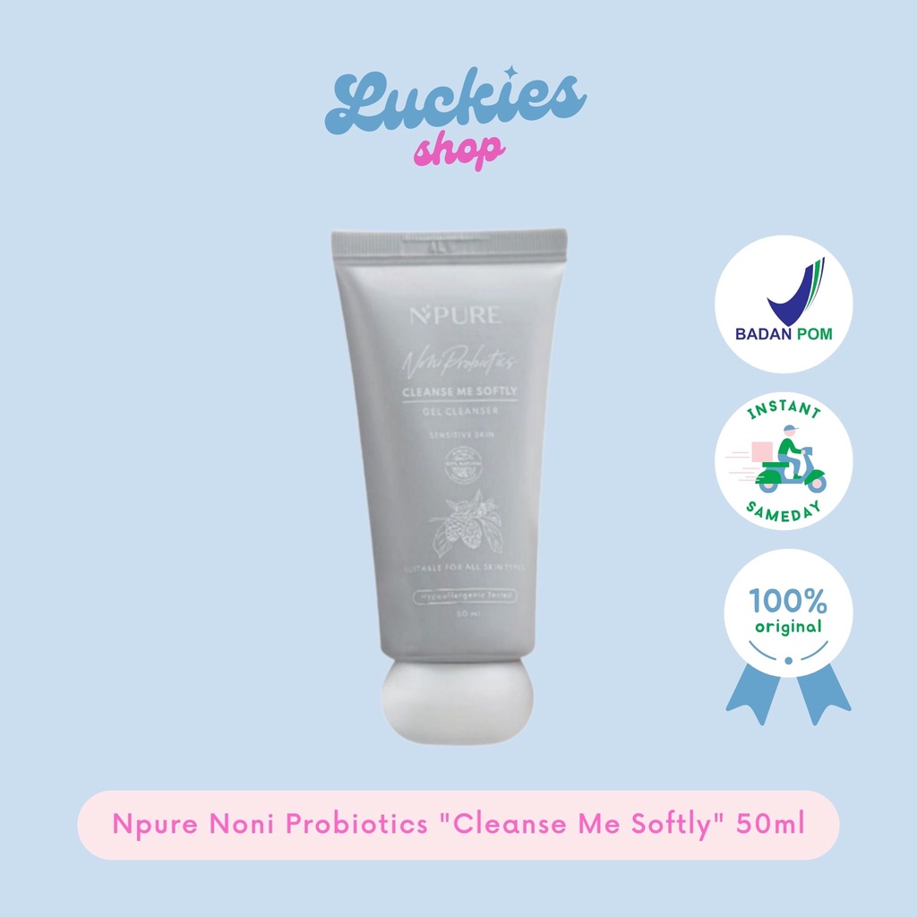 Jual BPOM Npure Noni Probiotics "Cleanse Me Softly" Gel Cleanser Facial ...