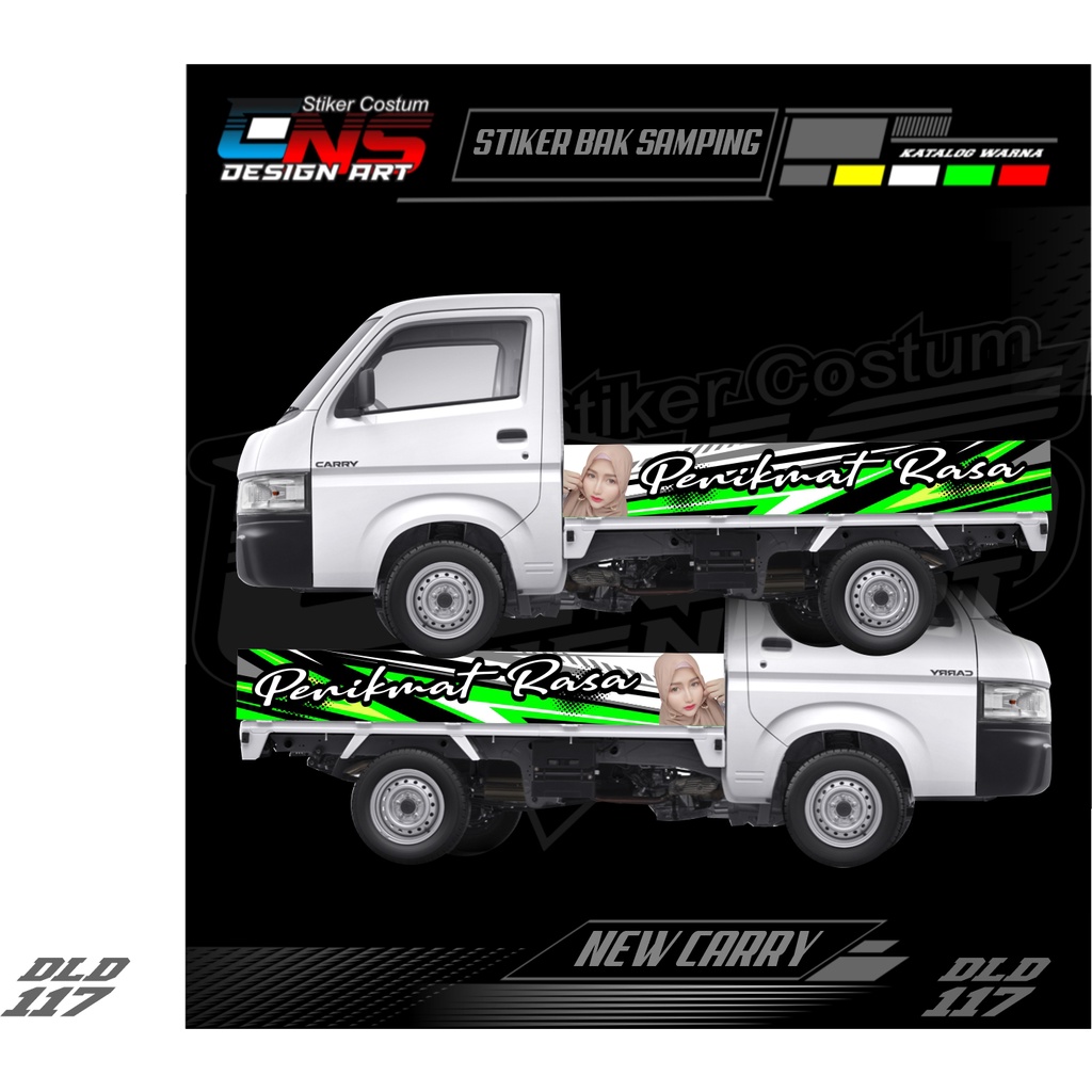 Jual Stiker Bak Samping Pick Up New Carry Stiker Vinyl Custom Stiker ...