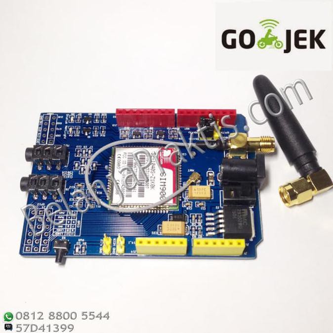 Jual SIM900 GPRS GSM High Quality Shield Module - Modul SIM 900 for ...