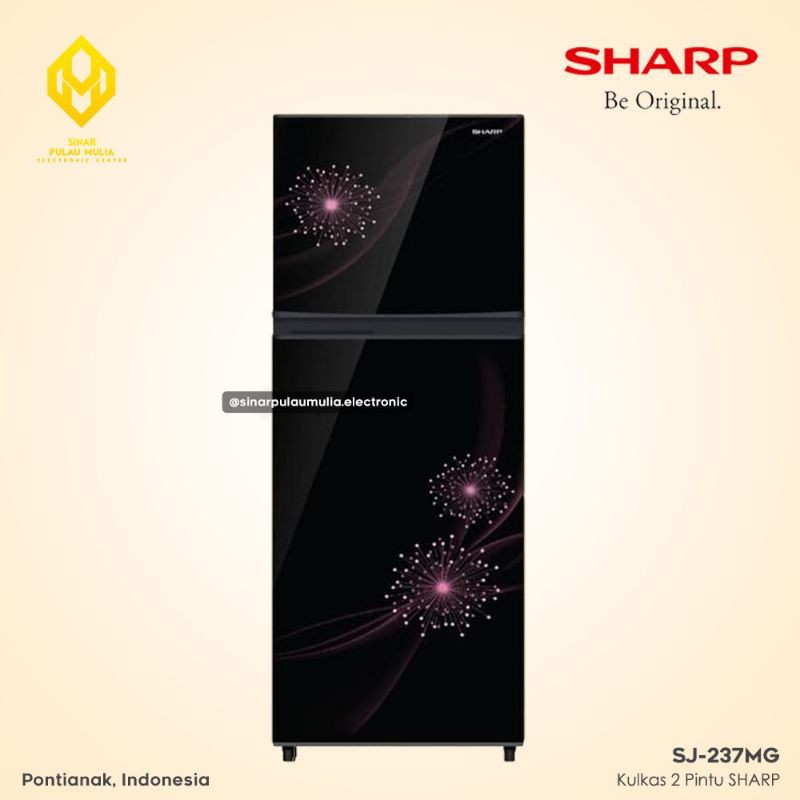 Jual Sharp Kulkas 2 Pintu [Low Wattage & Voltage] - SJ-237MG / SJ 237 ...