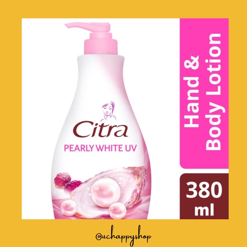 Jual Citra Pearly White UV Body Lotion; Citra Hand Body Lotion Pearly White UV 380ml | Shopee ...