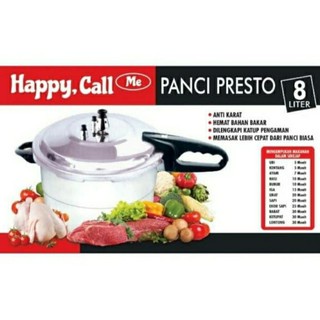 Jual (AA-55) TERMURAH !!! Panci Presto Happy Call 8 Liter / Tutup Stenlistell ( BAYAR DI TEMPAT ...