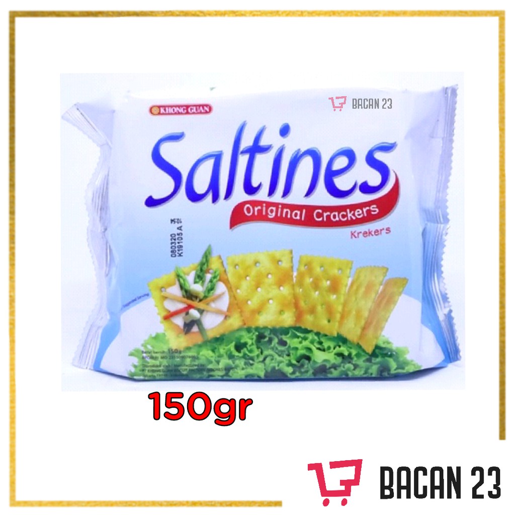 Jual Khong Guan Saltines Original Crackers ( 150 gr ) / Biskuit Sayur ...