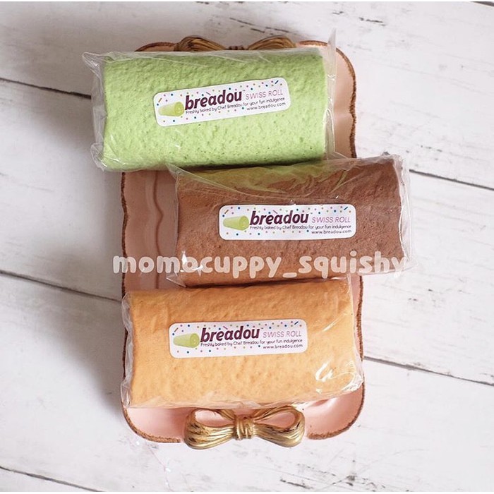Jual Squishy licensed swiss roll by bredou ( squishy kue gulung breadou ...
