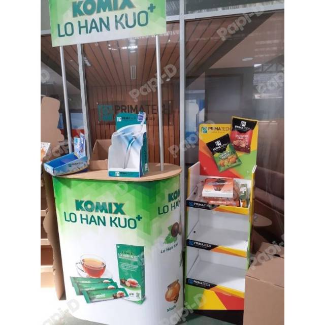 Jual MEJA PAMERAN BONGKAR PASANG ADA PAPAN NAMA, POLYCOUNTER EVENT DESK ...