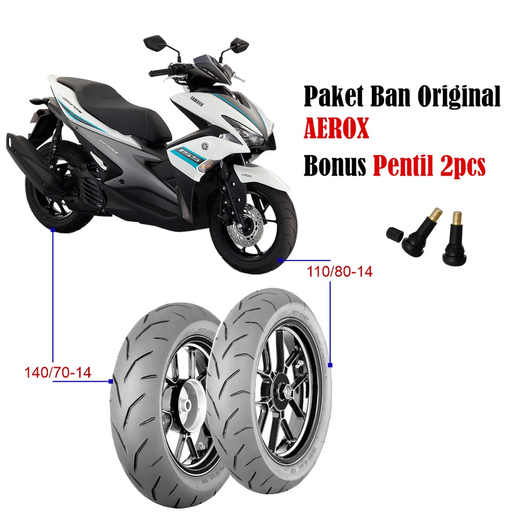 Jual IRC Original Ban Belakang Aerox 140/70-14 SCT 005 Tubeless BONUS Pentil FREE!! | Shopee ...