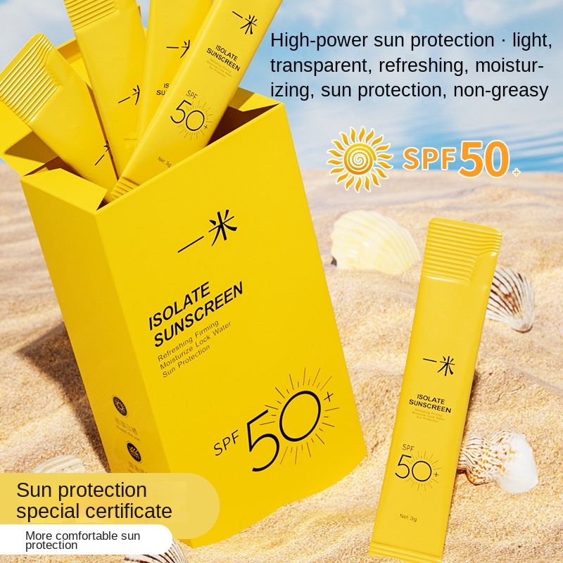 Jual YIMI Isolate Sunscreen SPF50+ Face Body Sunblock Cream UV ...