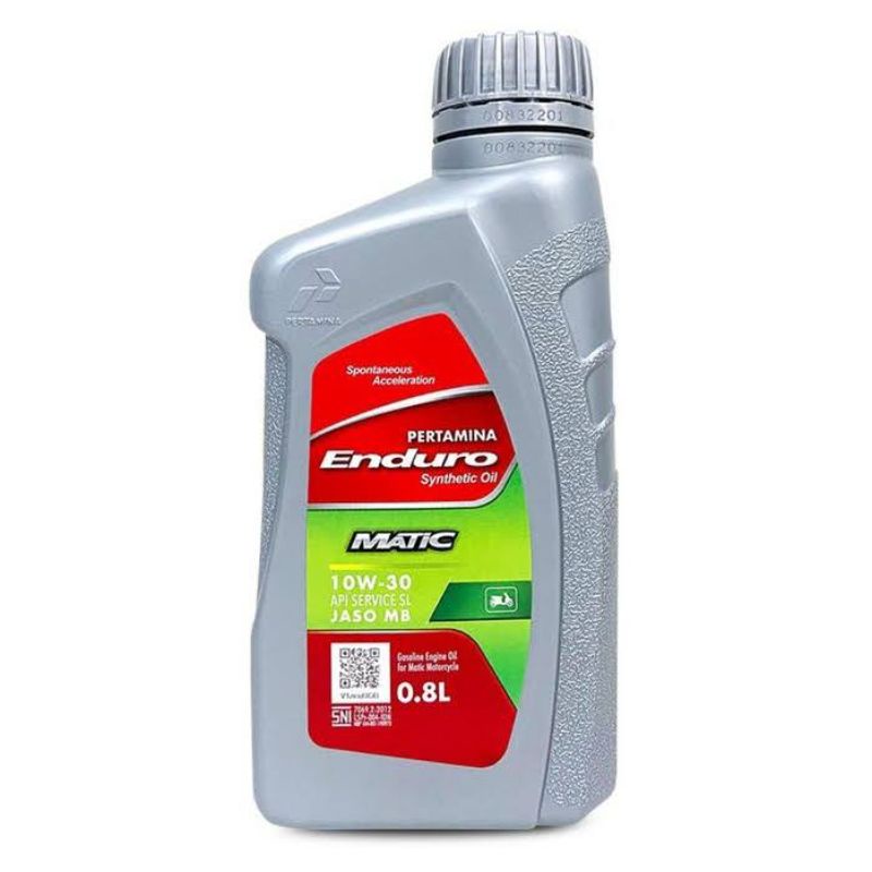 Jual Oli Pertamina Oli Enduro Matic SAE 10W-30 800ML Oli Motor Matic ...