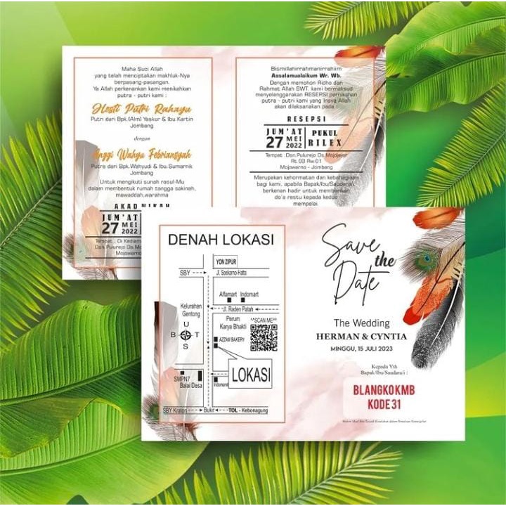 Jual Blangko Undangan KMB 31 New (Free File Setting Baca Deskripsi ...