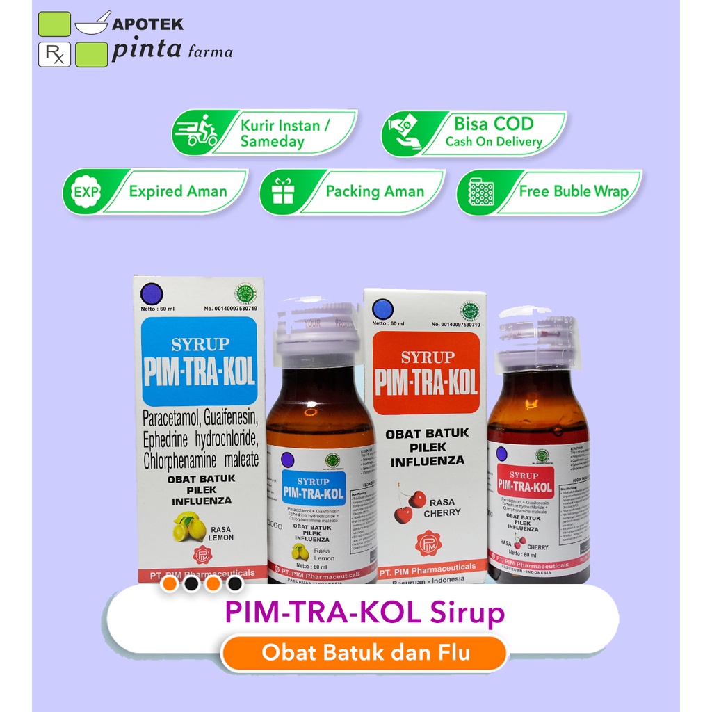 Jual PIM TRA KOL SIRUP 60 ML | Shopee Indonesia