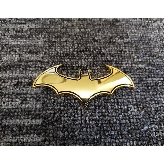 Jual Emblem Batman Gold Metal | Shopee Indonesia