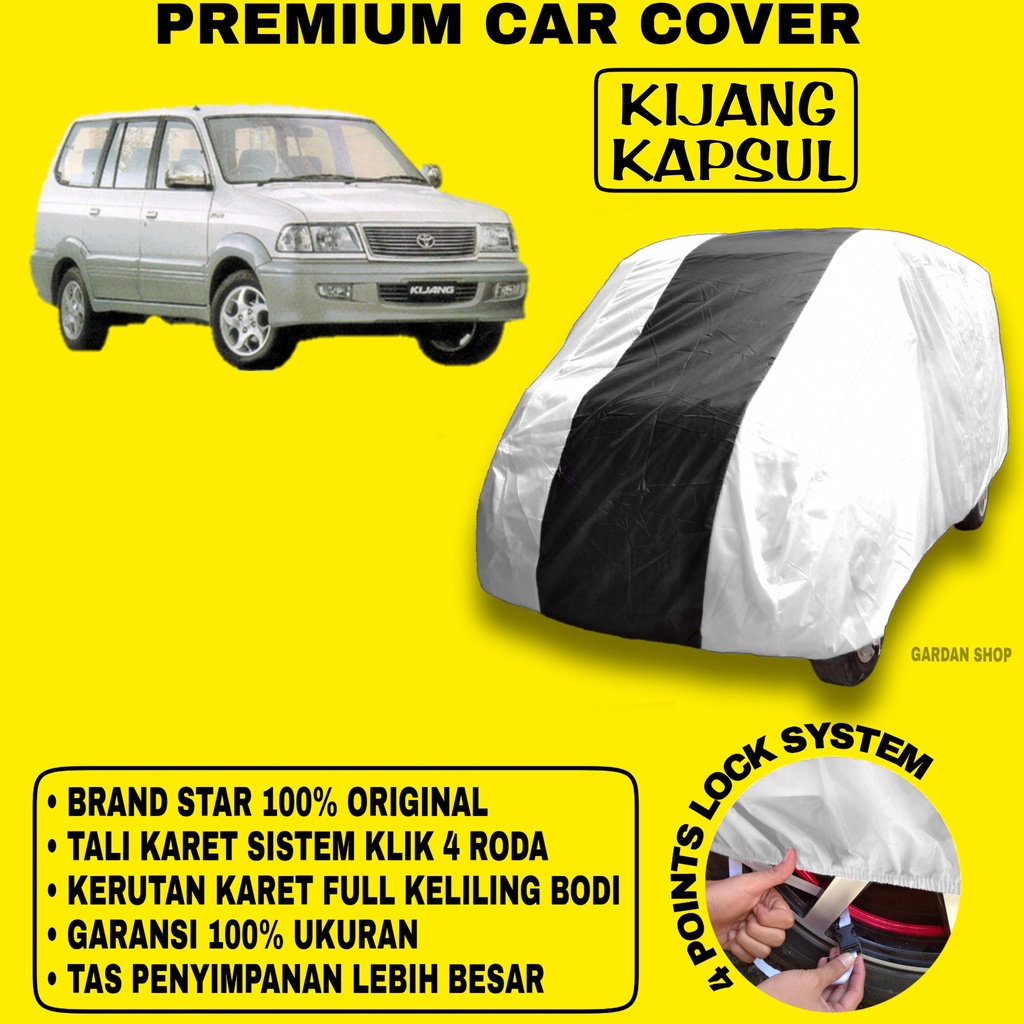 Jual Body Cover KIJANG KAPSUL SILVER HITAM Penutup Bodi Mobil Kijang ...