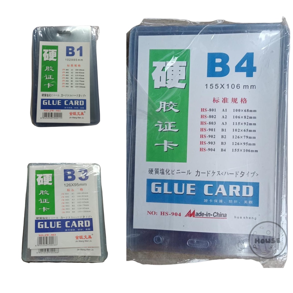 Jual [20pcs] id card plastik muka / card case kartu plastik panitia ...