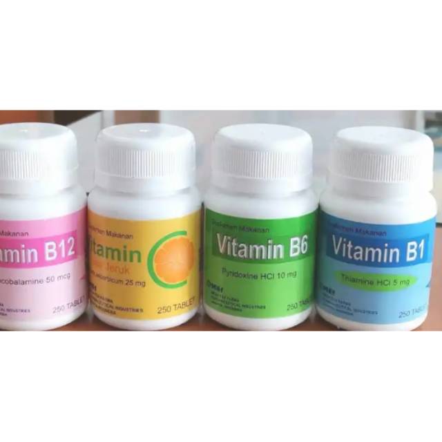 Jual Vitamin B6 250 tablet Botol Kecil | Shopee Indonesia