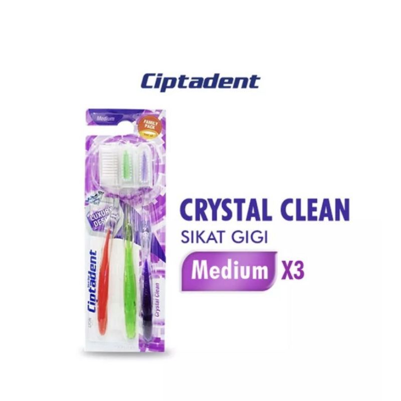 Jual Sikat Gigi Ciptadent Crystal Clean | Shopee Indonesia